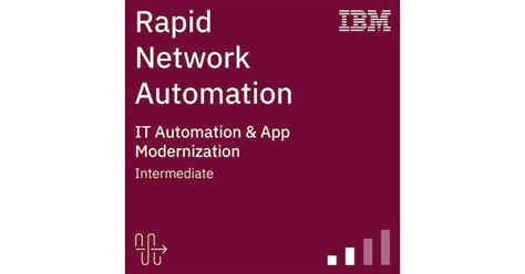 Aga Pajak On Linkedin Ibm Rapid Network Automation Was Issued By Ibm To Aga Pajak