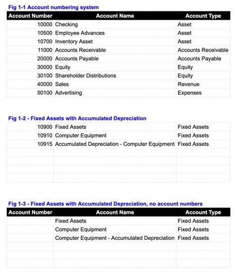 Account Numbers The Accounting Mosaic