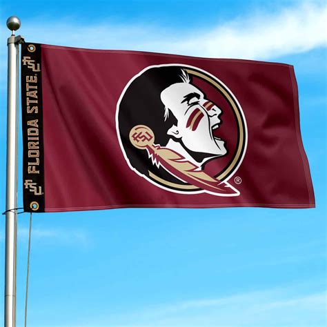 Florida State Fsu Noles Printed Header 3x5 Flag State Street Products