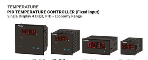 PID Temperature Controller SINGLE DISPLAY 4 DIGIT PID ECONOMY RANGE At