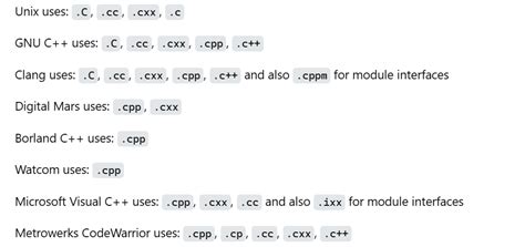 C 中 Cc 和 Cpp 文件扩展名之间的区别cc文件和cpp文件的区别 Csdn博客