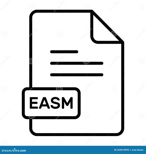 An Amazing Vector Icon Of Easm File Editable Design Stock Vector Illustration Of Page Vector