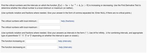 Solved Use Symbolic Notation And Fractions Where Needed