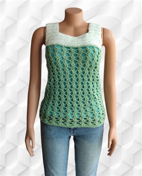 Crochet Lacy Summer Top Free Pattern Toyslab Creations