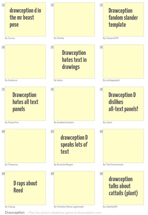 Drawception D In The Mr Beast Pose Drawception