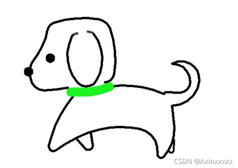 用python画一只小狗画一只有点方方的小狗python Csdn博客
