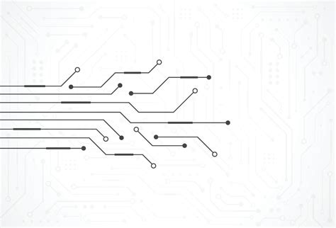 Abstract Digital Background With Technology Circuit Board Texture Electronic Motherboard
