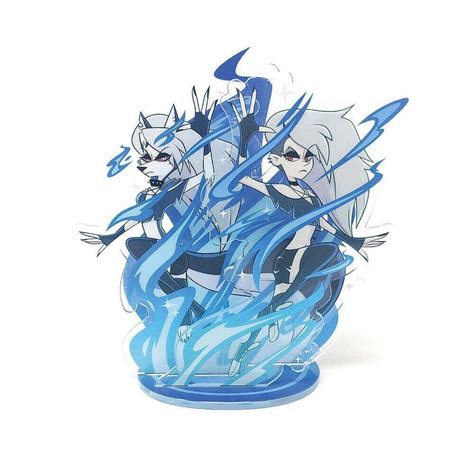 Helluva Boss Loona Transformation Acrylic Figure 525 Stand