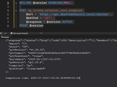 Accessing The Kubernetes Api From Sql Server 2025 Sqlservercentral