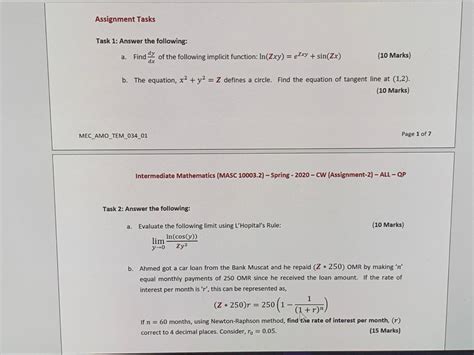 Solved Assignment Tasks Task Answer The Following A Chegg
