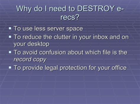 Electronic Records Management PPT