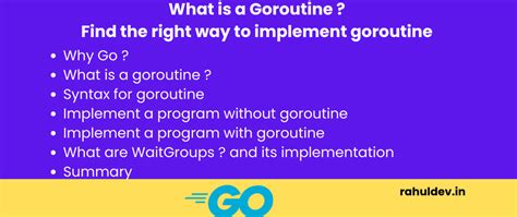 what is a goroutine find the right way to implement goroutine 🔥 dev