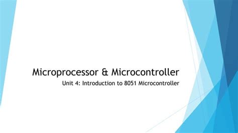 Microcontroller 1pptx Computer Peripherals Computing