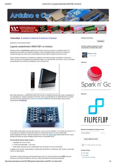 Arduino cia ligando acelerômetro mma7361 no arduino PDF