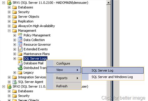 Ssms Tip Merging Errorlogs From Different Machines Using Log File