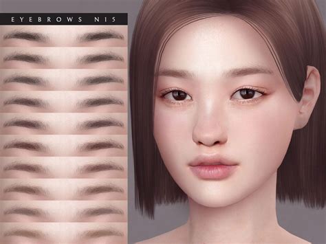 Eyebrows N15 Sims 4 Cc Eyes The Sims 4 Skin Sims Hair