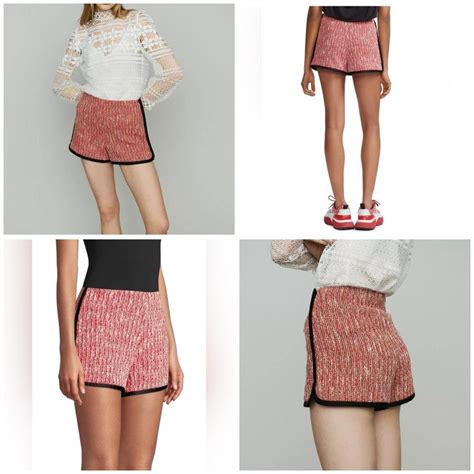 정품 마쥬 이베리 트위드 쇼츠 반바지 36 헬로마켓