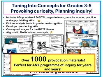 An IB PYP Concept Provocation Bundle Complete Programme Of Inquiry
