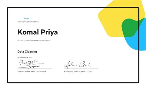 Datacleaning Dataanalytics Continuouslearning Kaggle Komal Priya