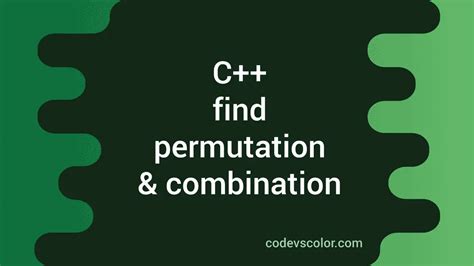 3 Different C Programs To Find Permutation And Combination Npr And