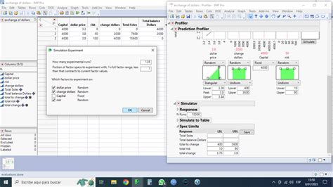 simulation experiment module with possible error jmp user community