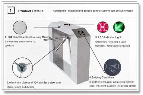 Esd Access Control Price Tripod Turnstile With Esd Tester Tradekorea