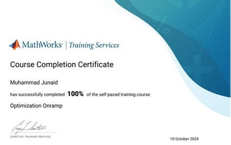 muhammad junaid on linkedin optimization matlab continuouslearning mathworks datascience