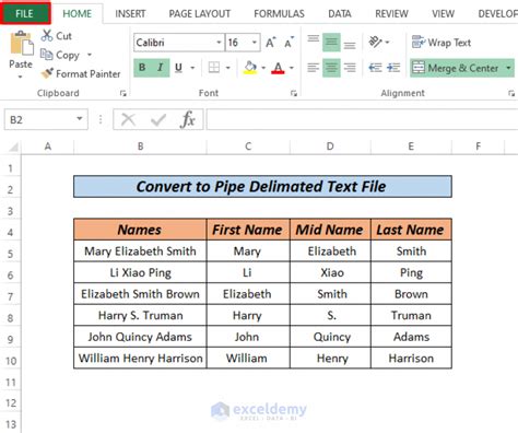How To Convert Excel To Text File With Pipe Delimiter Ways