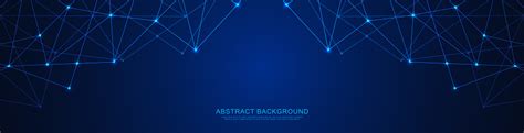 추상적인 다각형 배경과 점과 선을 연결하는 웹 사이트 헤더 또는 배너 디자인 글로벌 네트워크 연결 텍스트에 대한 신경질 배경과 공간을 가진 디지털 기술 0명에 대한 스톡