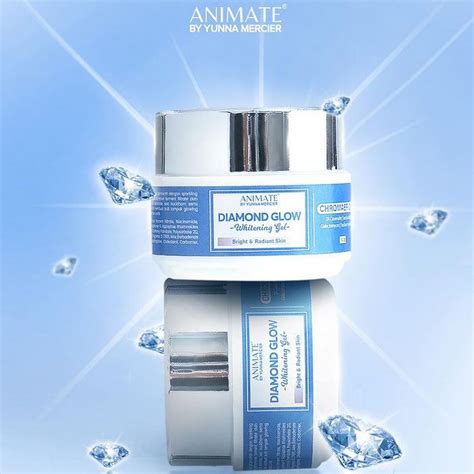 Jual Animate Diamond Glow Whitening Gel 10g Moisturizer Shopee