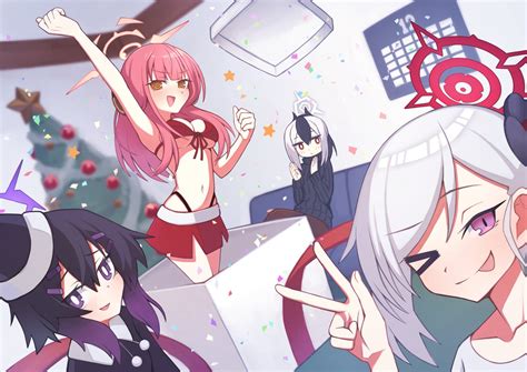 Kayoko Aru Mutsuki And Haruka Blue Archive Drawn By Hibun Tsukasa Danbooru