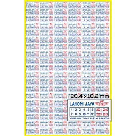 Jual STIKER SEGEL GARANSI CUSTOM X Cm Stiker Sucuriry STIKER PECAH TELOR Stiker SEGEL Hp