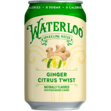 Waterloo Ginger Citrus Twist Sparkling Water 8pk 12 Fl Oz Cans 8 Pk 12 Fl Oz Frys Food