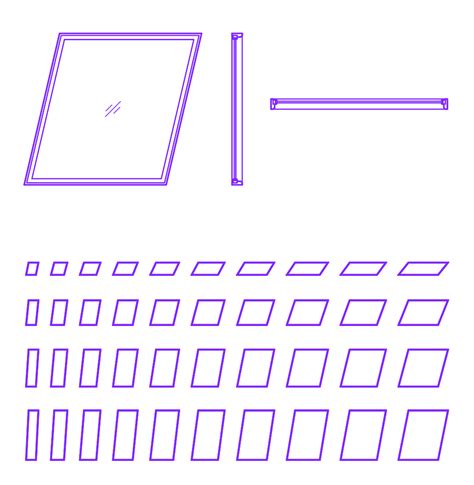 Fixed Window Rectangle Dimensions And Drawings Fixed Window Rectangle Dimensions And Drawings