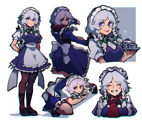 Izayoi Sakuya Touhou Drawn By Iganashi Danbooru