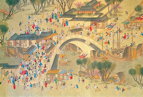 Along The River During The Qingming Festival China Online Museum