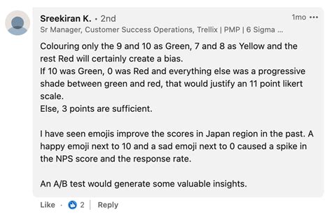 Expert Advise On The Impact Of Color Coding The Nps Scale