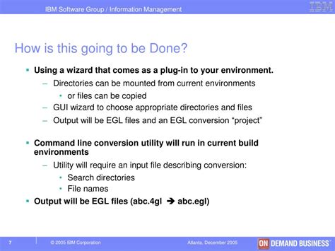 Ppt Converting Your Informix 4gl Application To Egl Powerpoint