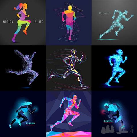 Ai矢量设计素材健身锻炼夜晚运动跑步人物剪影奔跑吧跳跃打球k138 花瓣网 Ai矢量设计素材健身锻炼夜晚运动跑步人物剪影奔跑吧跳跃打球k138 花瓣网
