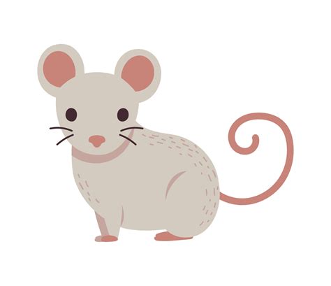 Mouse Winter Animal 16767265 Vector Art At Vecteezy
