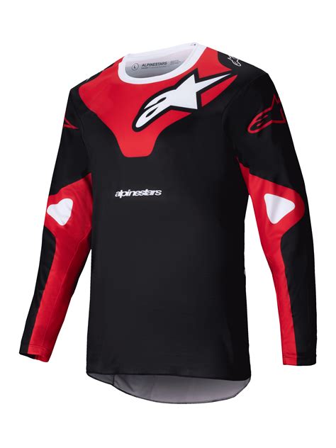 2025 Racer Veil Jersey Black Motocross Jerseys Alpinestars