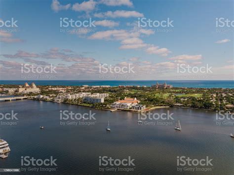 2021년 1월 중순 플로리다 주 웨스트 팜 비치 다운타운의 공중 장면 0명에 대한 스톡 사진 및 기타 이미지 0명 건물 외관 건축 Istock