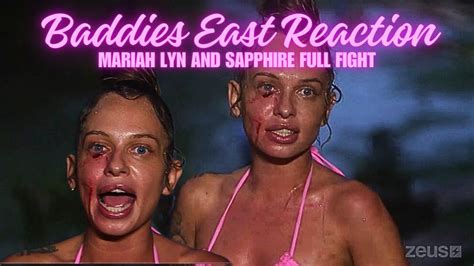 Baddies East Episode 19 Full Fight Reaction Omg Sapphire Had Mariah