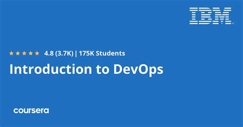 Introduction To Devops Coursera