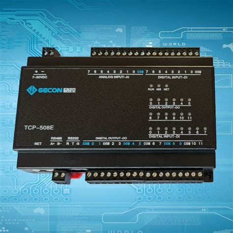 8ai 8di 12do Industrial Controller Data Acquisition Module For