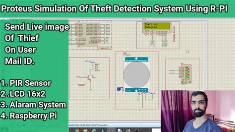 Proteus Simulation Of Theft Detection System Using Raspberry Pi Send