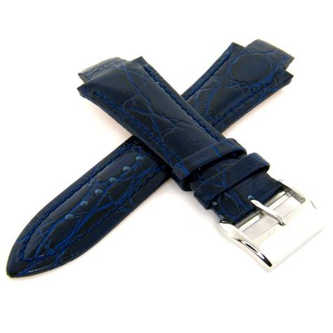 Watch Band Joe Rodeo Razor Leather Watch Band Blue Jrra 3 Ajwatches