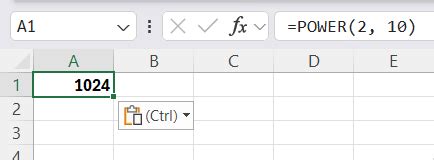 The Ultimate Guide To Excel Exponents Calculate 2 To The Power Of 10