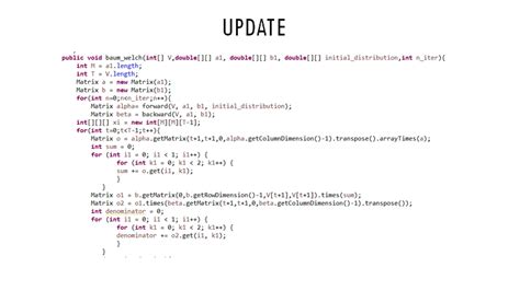 Github Deepthisudharsanbaum Welch Java Baum Welch Algorithm In Java
