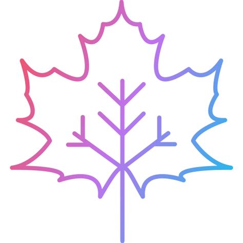 Maple Leaf Generic Gradient Icon